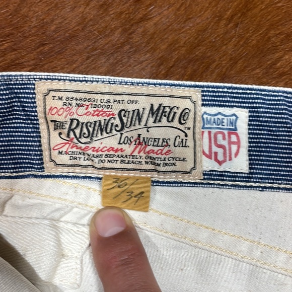 Rising Sun Mfg Co | Jeans | Rising Sun Mfg Co Runabout Goods Painters ...